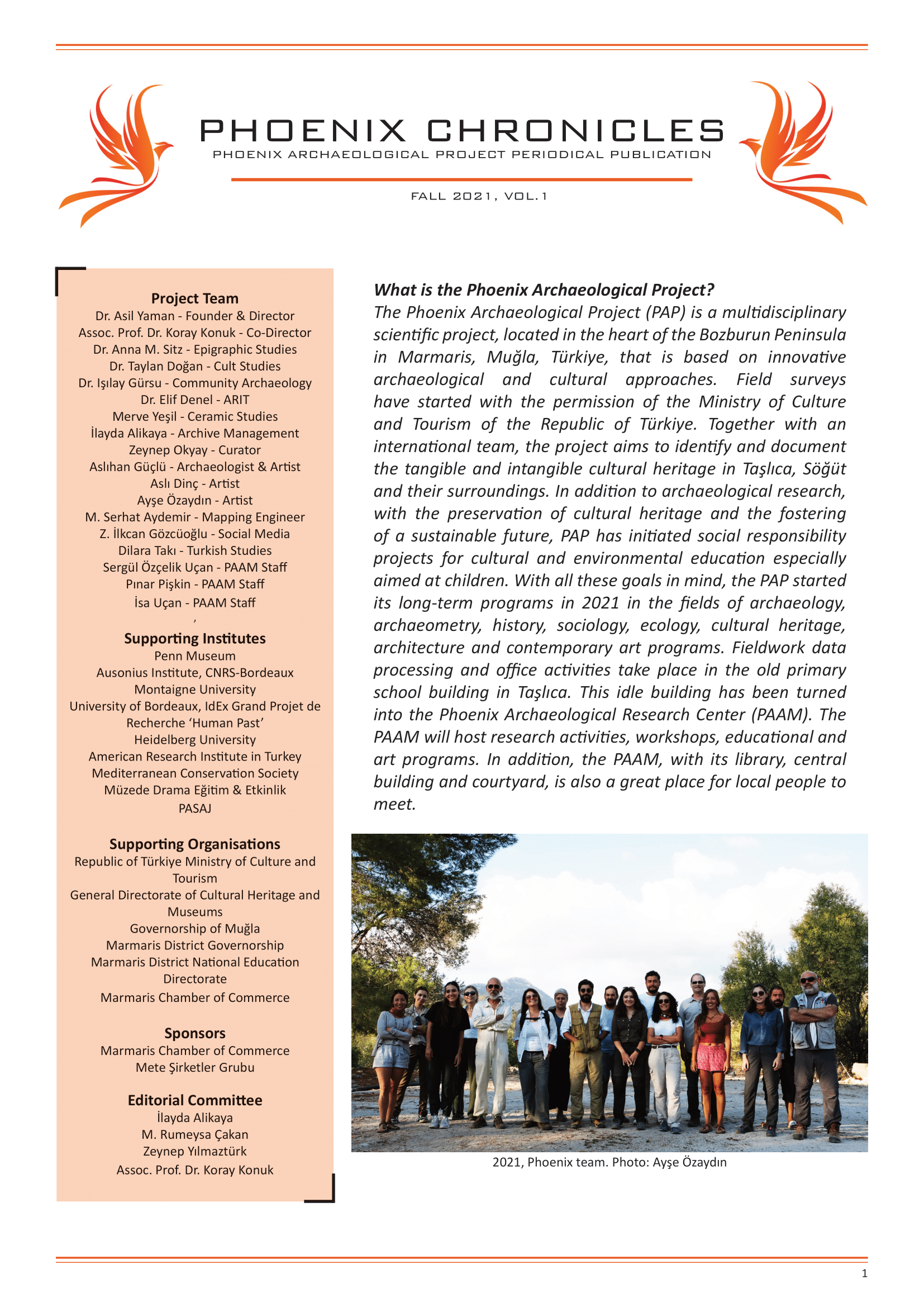 Newsletter | Phoenix Archaeological Project